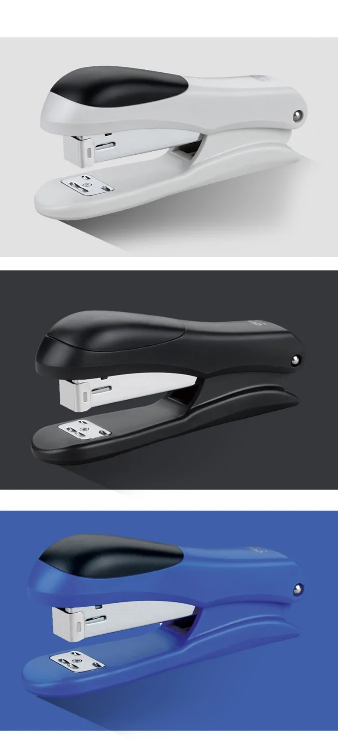 1-PC-3-Color-Standard-Stapler-without-nail-for-Office-and-School-Blue ...