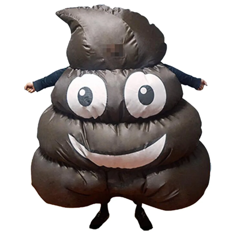 Unisex Inflatable Costume Funny Fancy Dress Funny Shit Cosplay ...