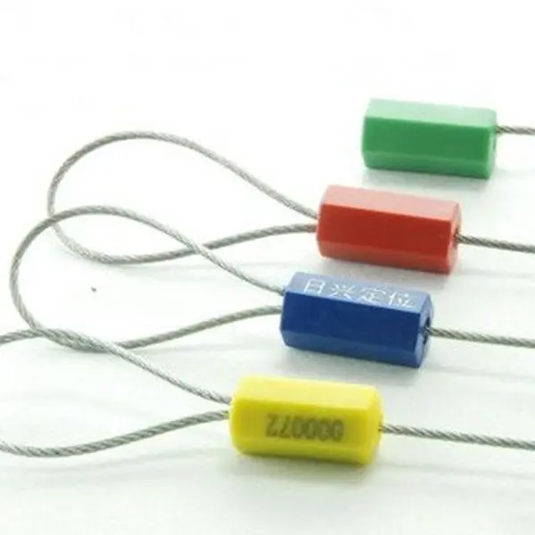 5pcs Easy lock stainless steel tightening wire seals padlock pull tight ...