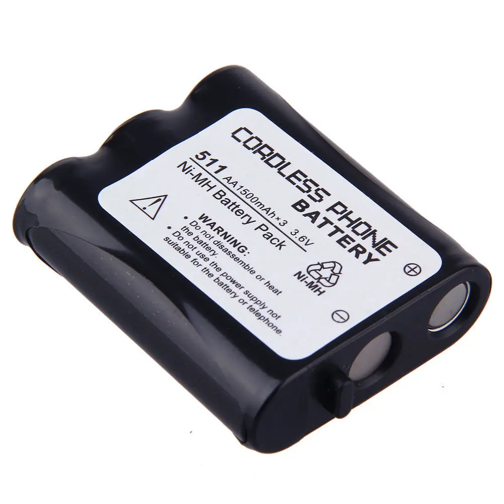 Gtf New Aa 3.6v 1500mah Phone Battery 2a For Panasonic P-p511 Hhr-p402 ...