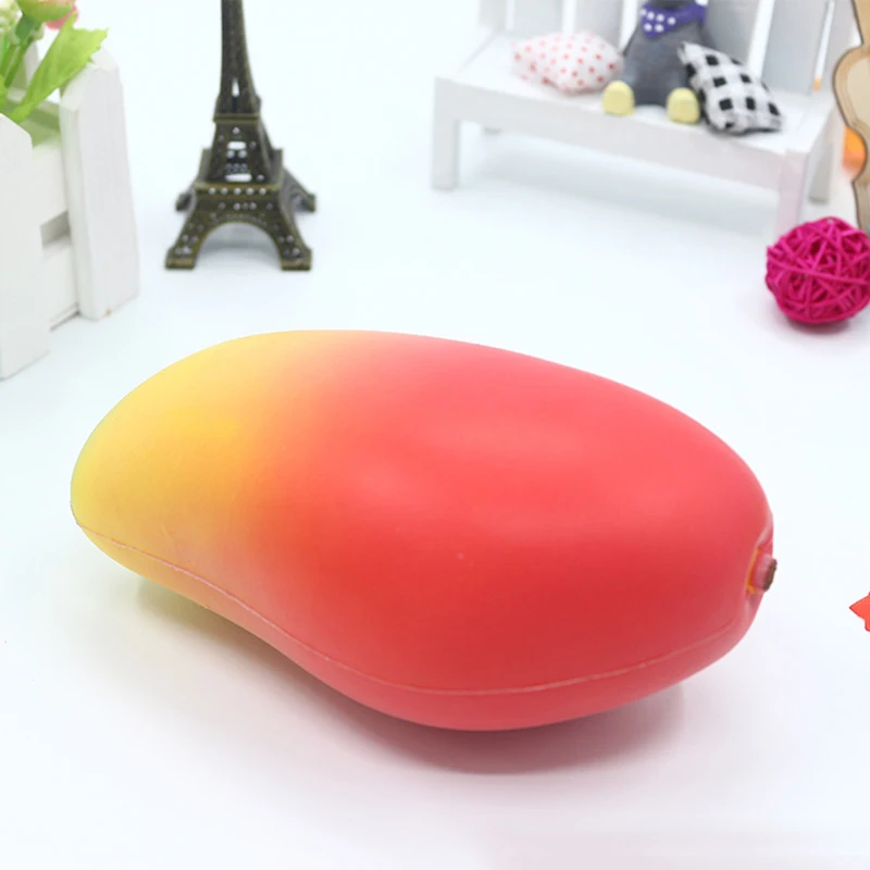 14cm Artificial Mango Squishy Cream Scented Slow Rising Relieves Stress ...