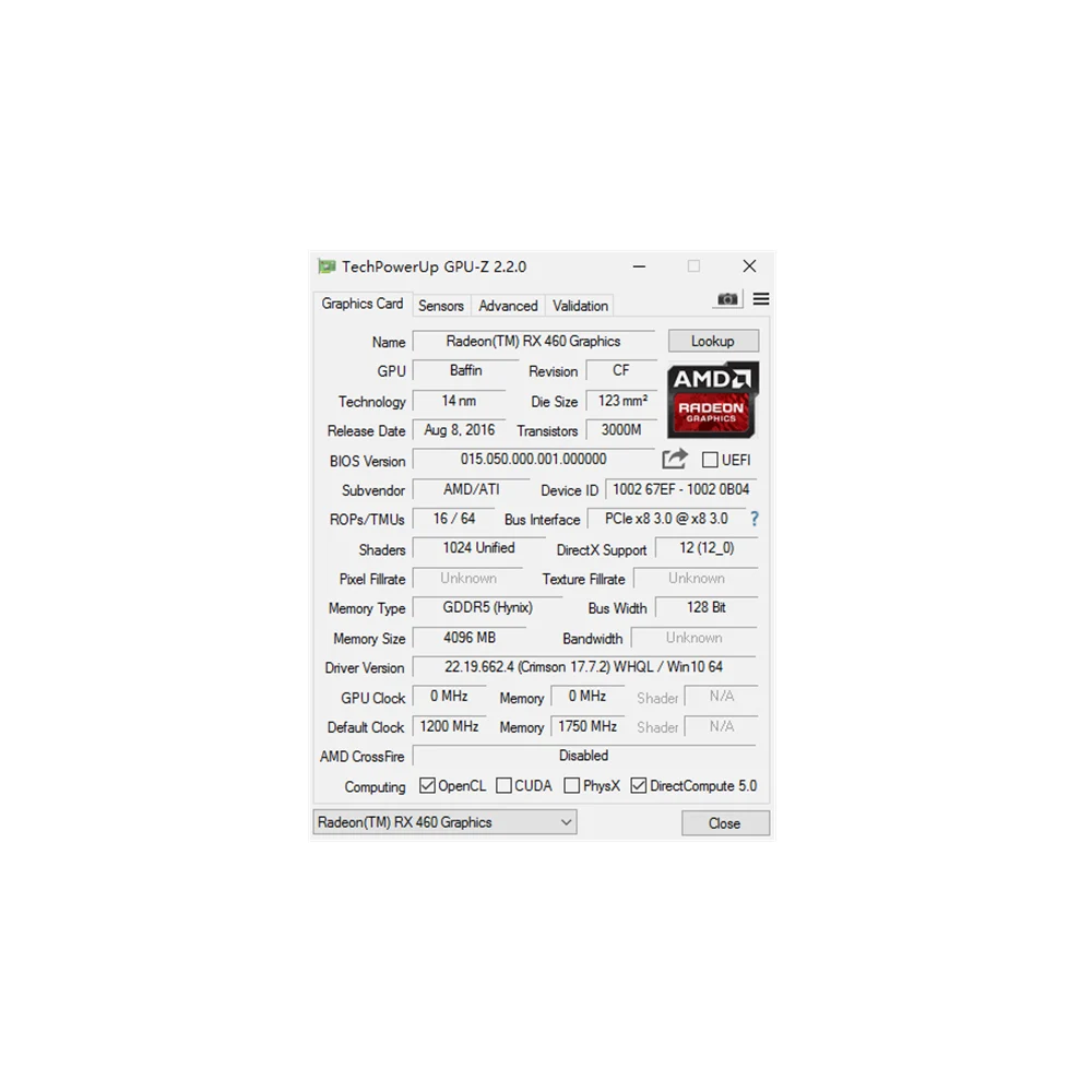 Купить графическая карта ГХ 460 GPU и 4 гб памяти GDDR5 128бит видео ...