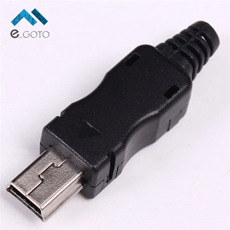 20pcs 5P Mini USB Male Plug 5Pin Adapter Assorted Kit Converter ...