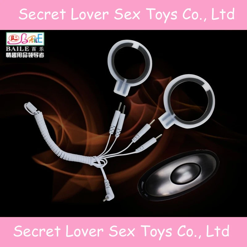 Penis Expander Electro Sex Cock Ring Magneto Therapy Penis Ring Massager Electric Shock Penis