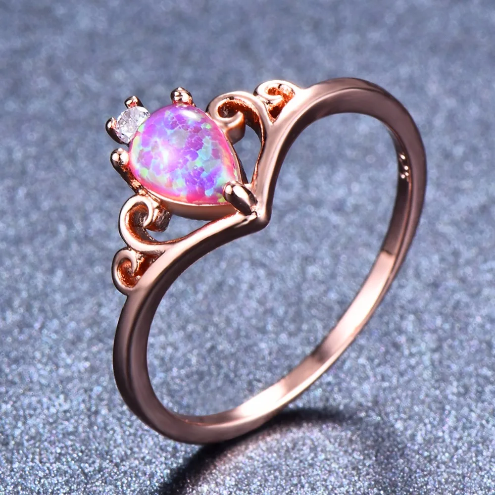 Opal Ring Rose Gold