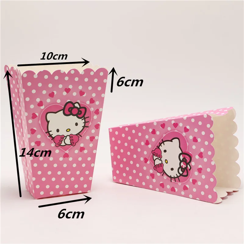hello kitty cartoon Food Kraft paper Corn boxes Popcorn boxes Wedding ...