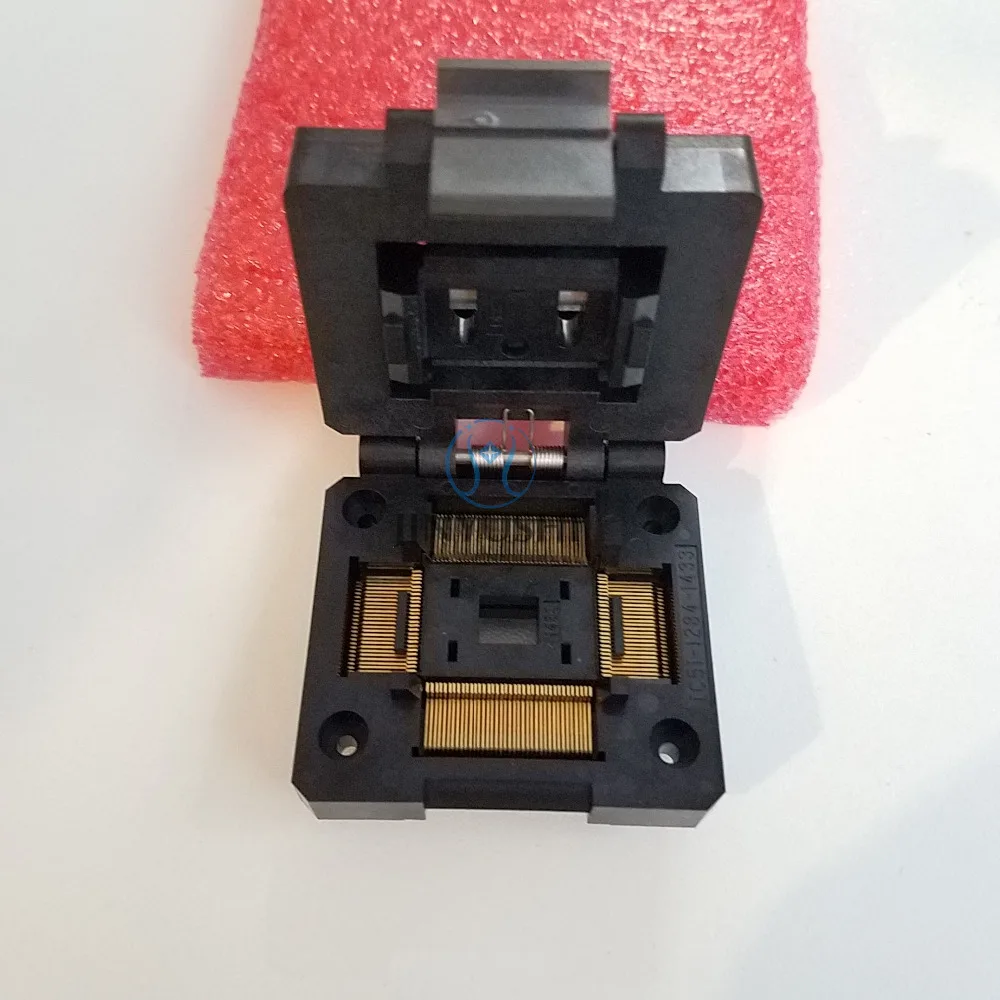 Clamshell IC51-1284-1433 LQFP128 QFP128 TQFP128 IC Burning seat Adapter ...