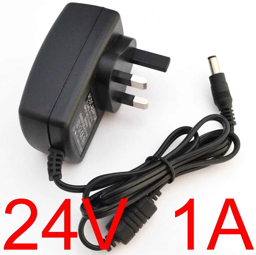 1PCS 24V1A AC 100V-240V Converter Adapter DC 24V 1A 1000mA Power Supply ...