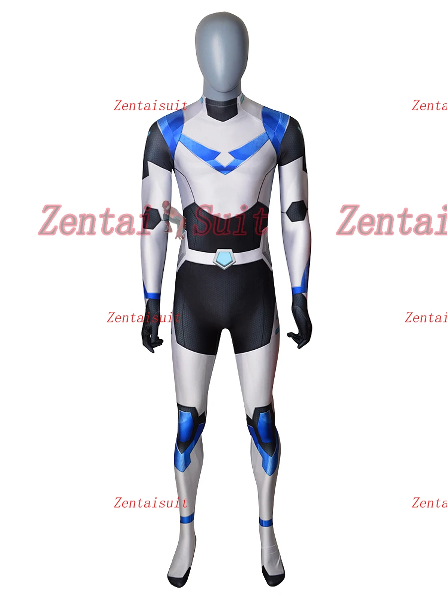 Shiro Voltron Costume Paladin Armor Suit 3D Print Spandex Halloween ...