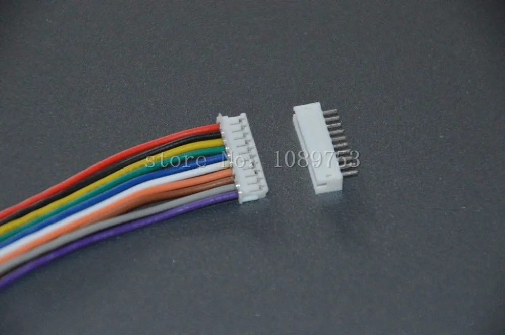 20 Sets JST ZH 1.5mm 10 Pin Female Connector Plug with Wire 10cm/15cm ...
