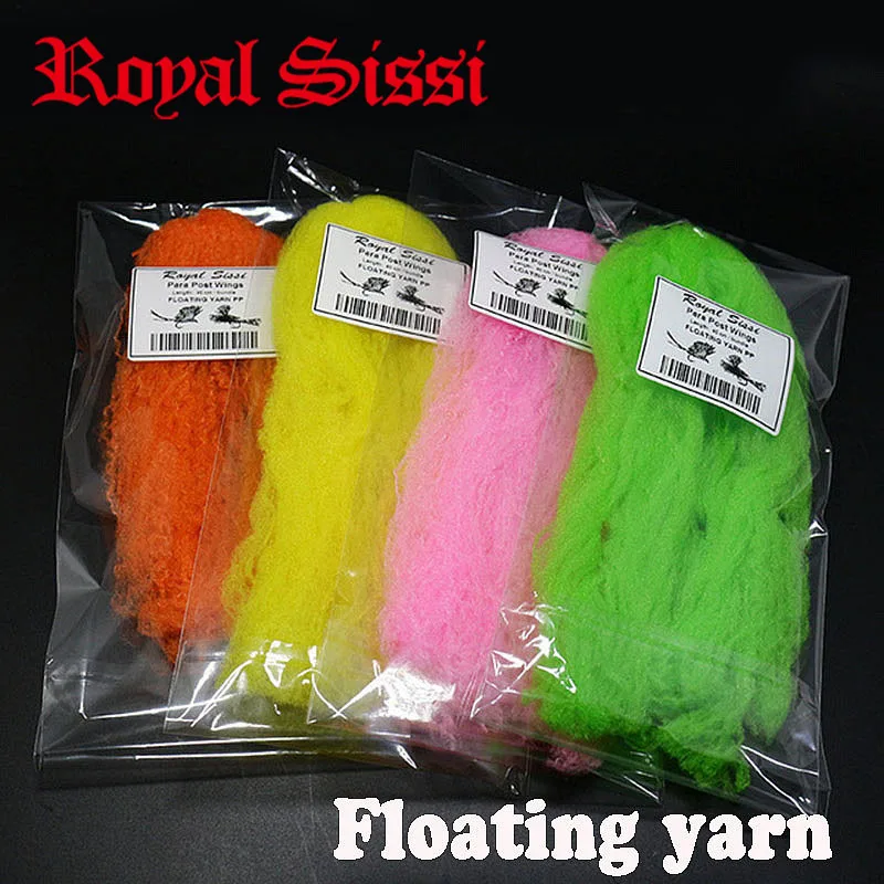 8 colors/set Para Post Wings Polypropylene Floating Yarn 40 cm/bundle ...
