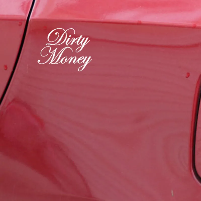 Dirty Money Sticker