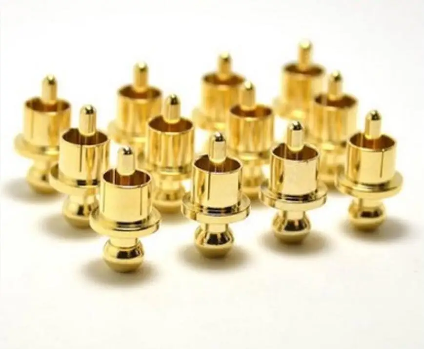 Hi-End 8-50pcs Gold plated RCA protector Caps Noise Stopper Copper Cap ...