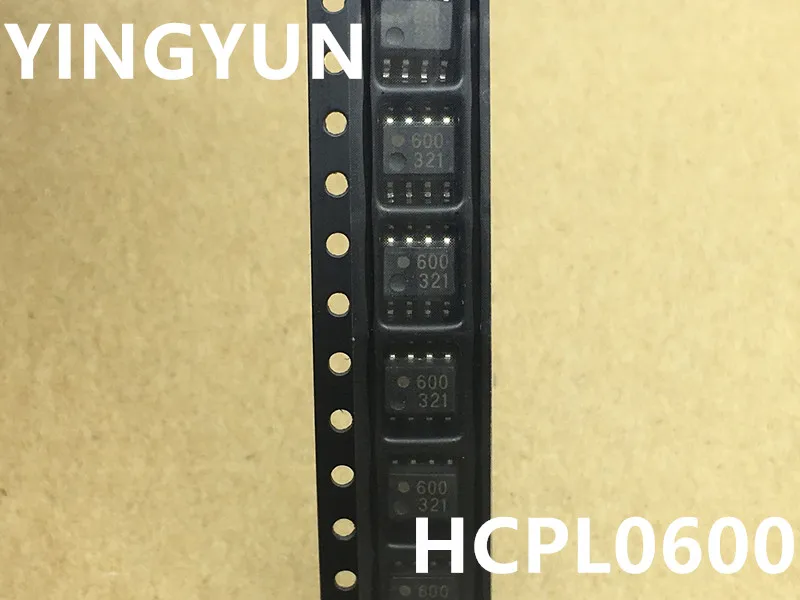 Acoplador óptico Compatible con TTL de alta velocidad 10 unids/lote HCPL0600 0600 600 SOP 8 ...