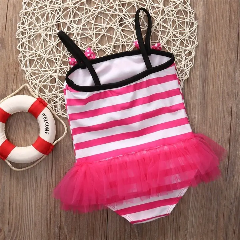 Toddler Girl Baby Kids Cartoon Lovely Cute Pretty Tutu Swimsuit ...