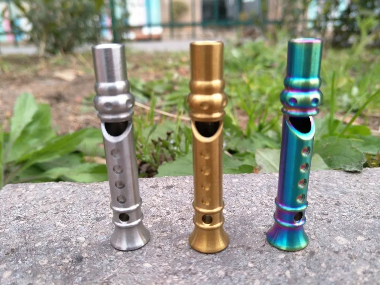 Edc Loudspeaker Whistle For Help Whistle Stainless Steel Whistle Outdoors Camping Upstart High
