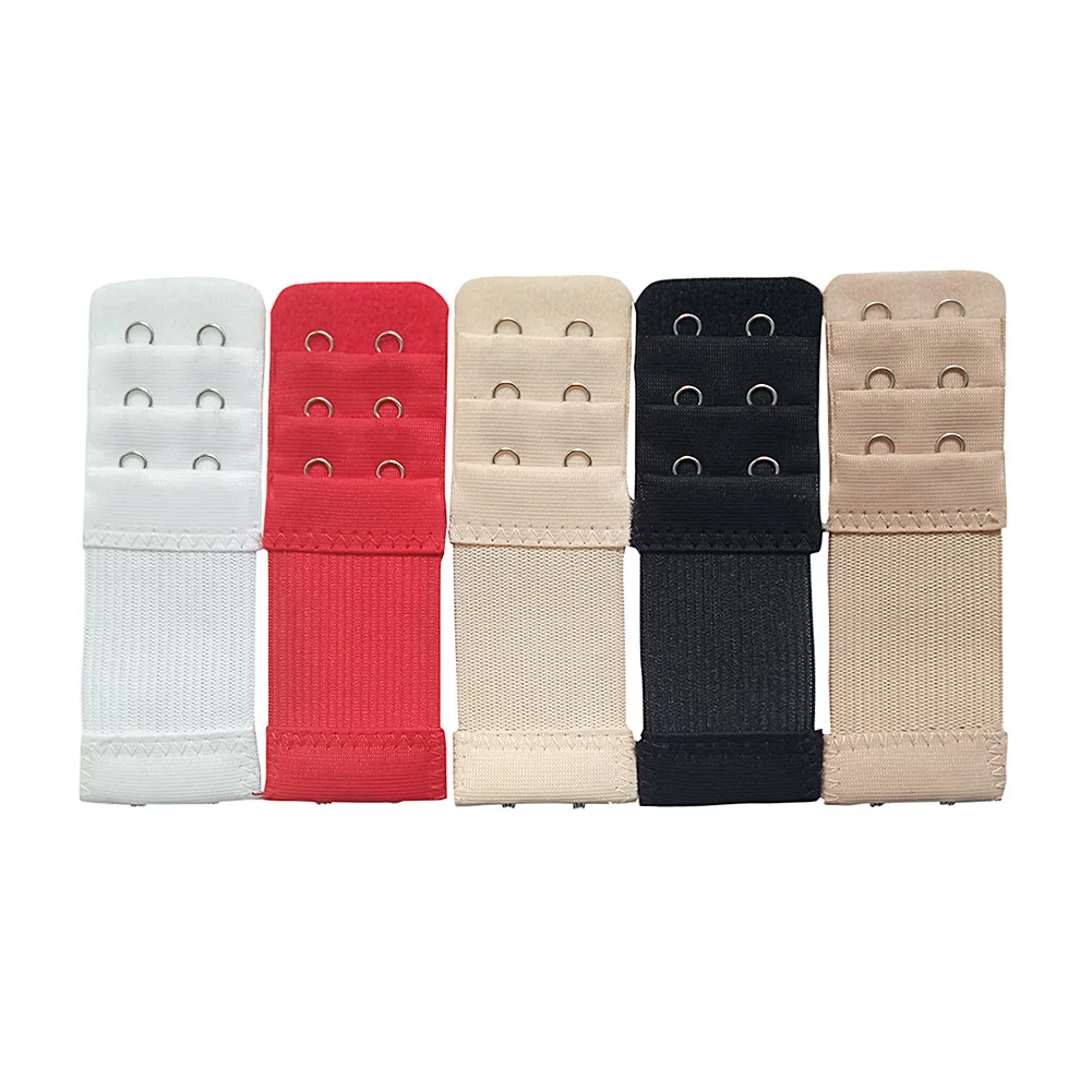 2pc Women Bra Strap Extender 3 Rows 2 Hooks Bra Extenders Clasp Strap Sewing Tools Intimates