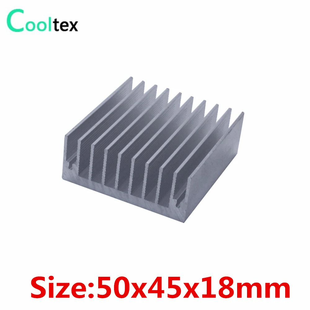 (5pcs/lot) 50x45x18mm Aluminum heatsink radiator for chip LED ...