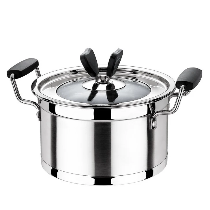 Soup pot stainless steel cooker rectangular soup pot thickening ...