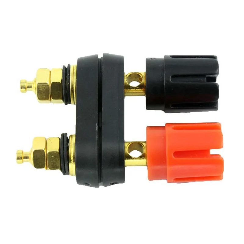 5pcs Audio Socket Banana Connector For Speaker Amplifier Red and Black ...