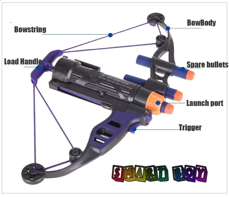Cosplay Hawkeye Bow nerf gun bow Shoot soft bullet Arrow For Boy&Girl ...