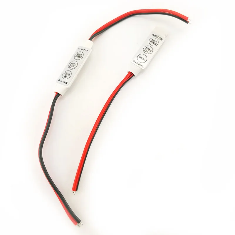 12V wire RF IR Box Remote Controller mini 24 44 3 Keys for RGB LED ...