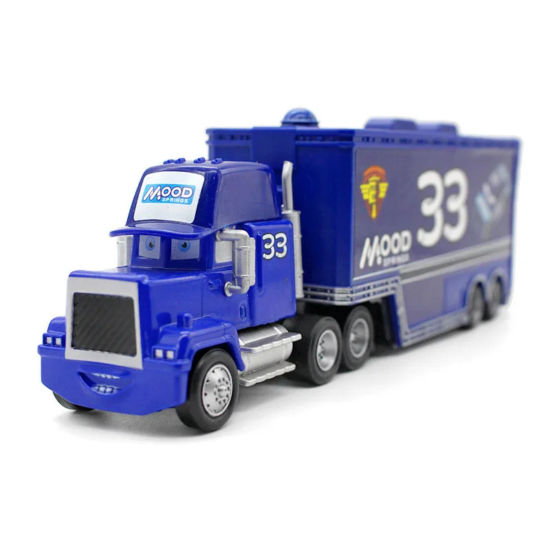 Pixar Cars Movie Cartoon Blue Mack Uncle No.33 Mood Springs Racer's ...