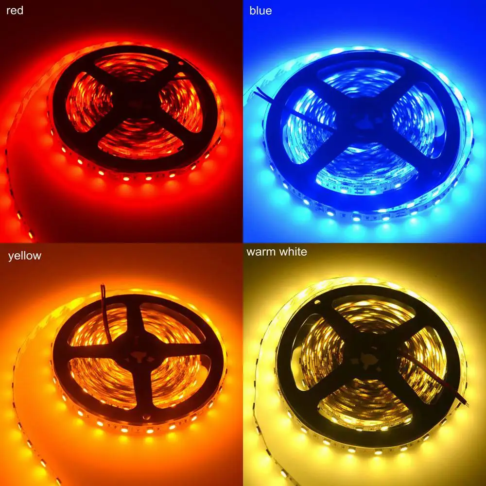 5M 300LED 5050 SMD Flexible Led Strip White Rgb Red Green Blue Yellow ...