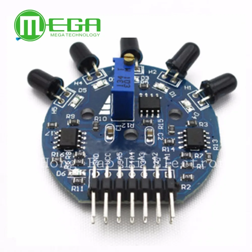 10pcs Five way flame sensor module analog digital double output|output ...