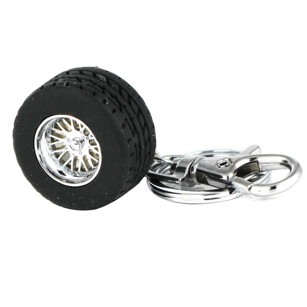 Creative Auto Part Model Thicker Wheel Tyre Tire Keychain Fashion ...