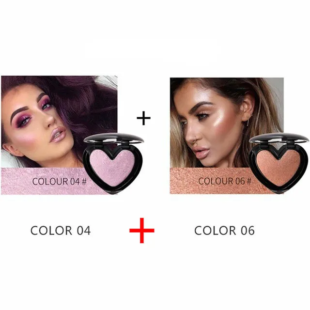 HANDAIYAN Shimmer Makeup Pallete Highlighter Illuminator Face Contour ...