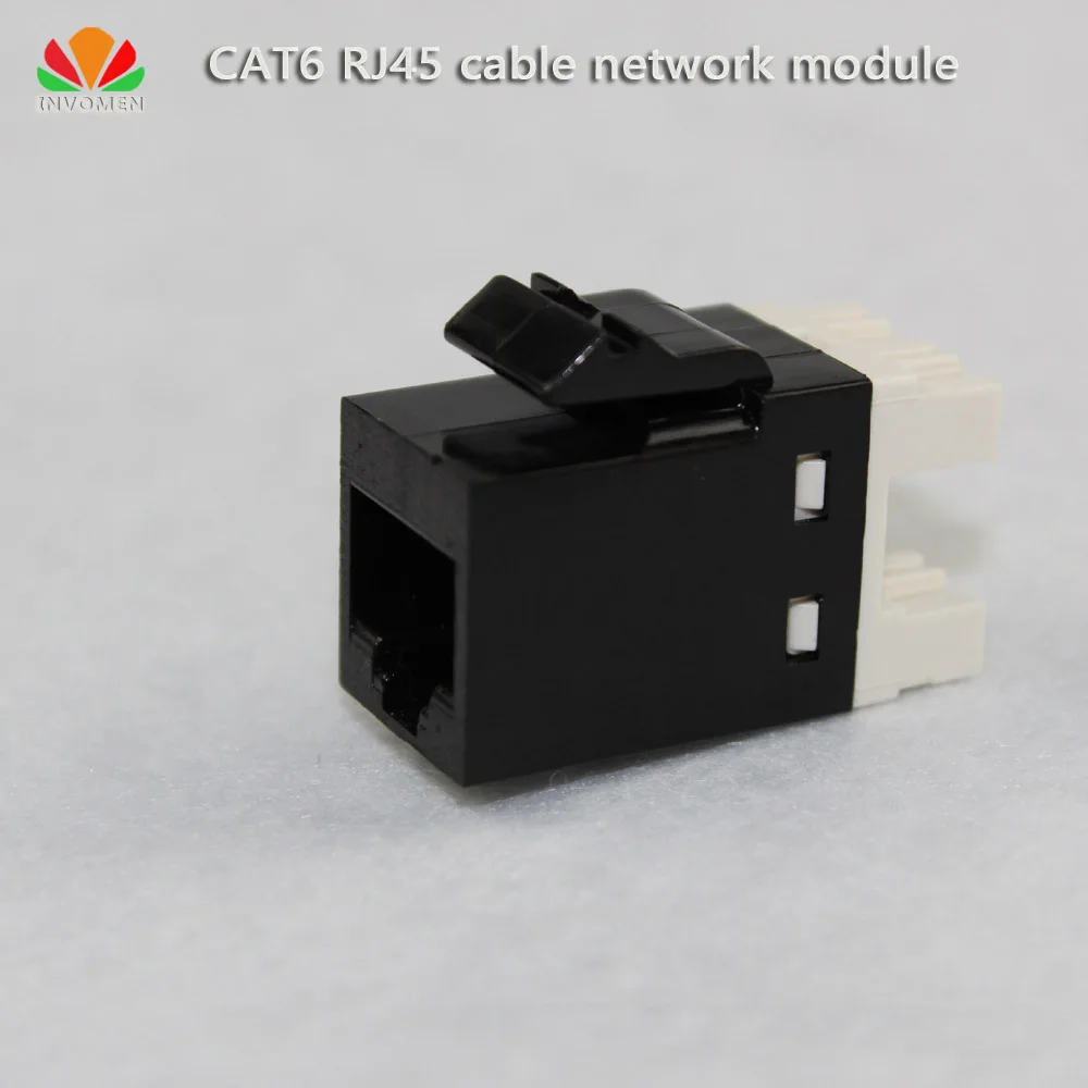 2pcs Lot Utp Cat6 Network Module Rj45 Connector Information Socket Computer Outlet Cable Adapter