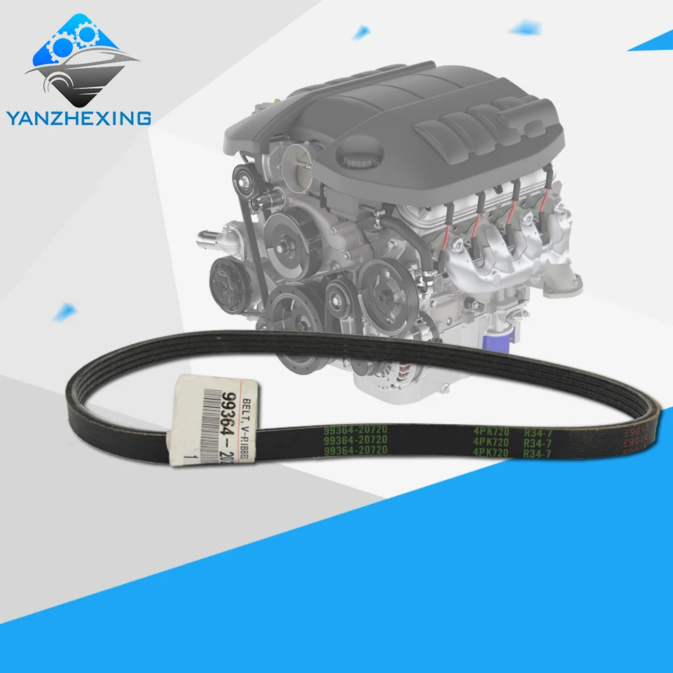 늑골이있는 v 벨트 냉각 벨트 oem: 99364 20720 4pk720 길이: 720mm 갈비: 4 for toyota ...