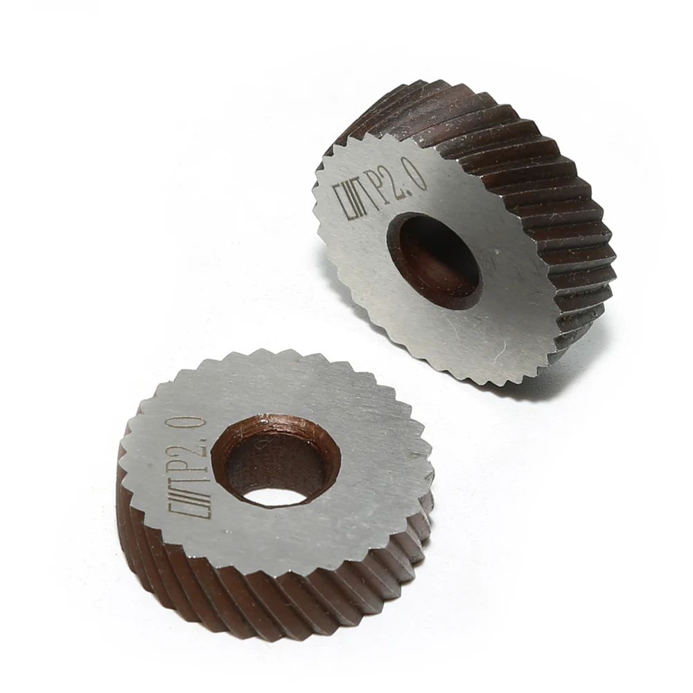 Herramienta de moleteado de acero plateado, rueda Diagonal, Knurl ...