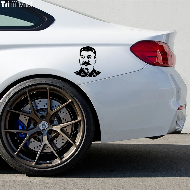 【Mary DAI Store】Tri Mishki HZX375# 15*13cm stalin car sticker auto ...