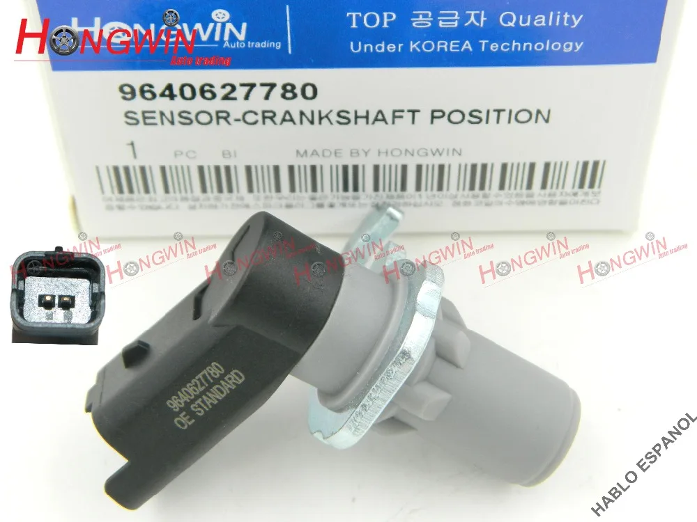が本物 9640627780 クランクシャフト位置センサは、プジョー 206 307 308 407 607 807 エキスパートシトロエン ...