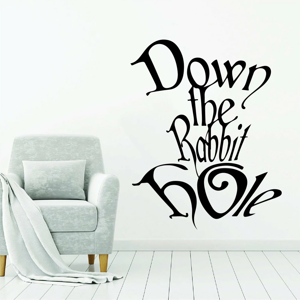 Alice In Wonderland Rabbit Hole Quote
