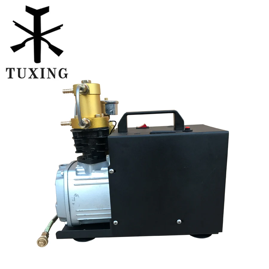 TUXING adjustable auto stop pcp compressor 110V/220V - PCP Mart