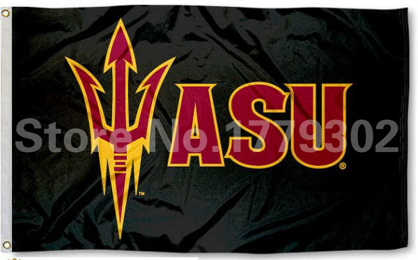 Arizona State University Flag 3 ' X 5 ' Fan bandera 150 X 90 CM bandera ...