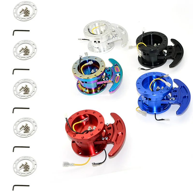 New Racing Steering Wheel Quick Release Hub Kit Adapter Body Removable ...