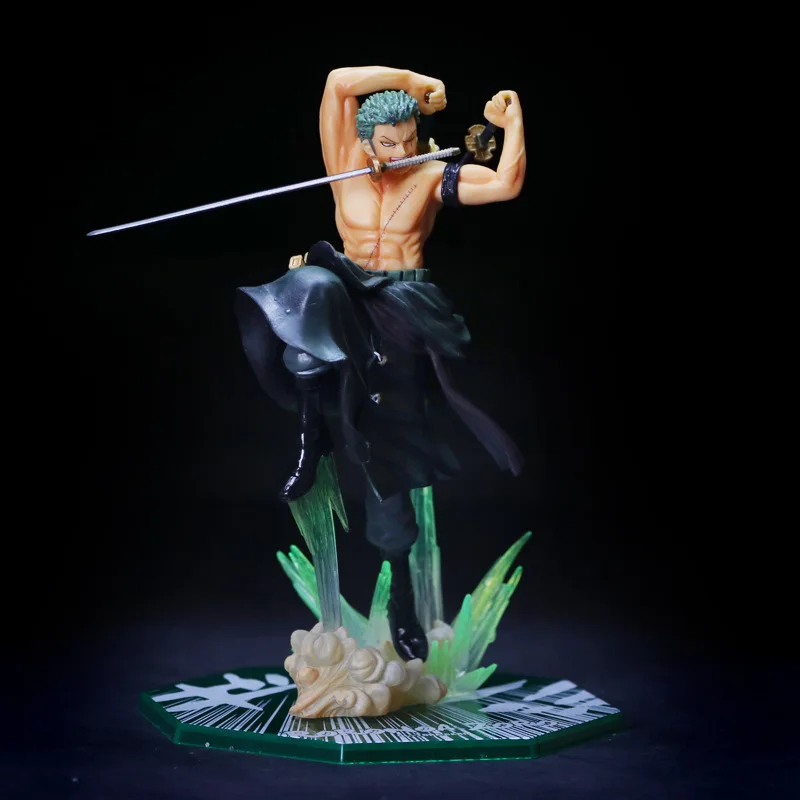 19cm One Piece Roronoa Zoro Toy Pvc Anime Figure Roronoa Zoro Model Action Figures Doll