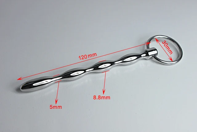 urethral stretching stainless steel adult toys sounding tools arc urethra blocking adult sex toy ...