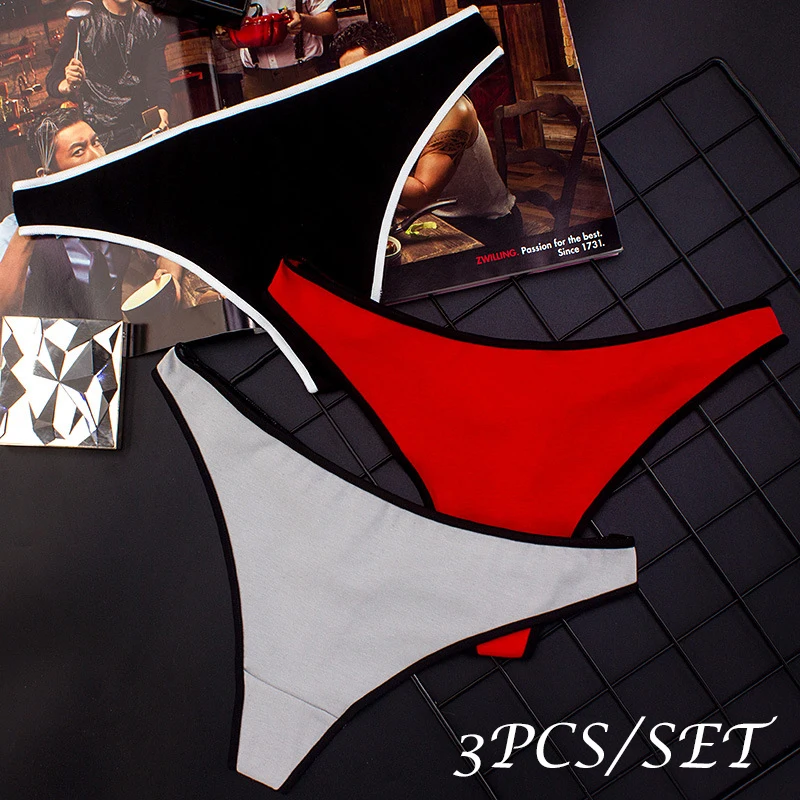 SP&CITY Sporty Style Simple Cotton String Underwear Women Sexy Low ...