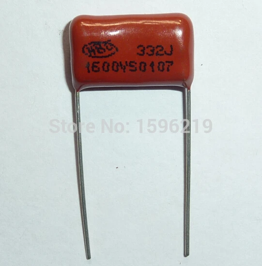 20pcs CBB capacitor 332 1600V 332J 1.6KV 3300pF 3.3nF P15 CBB81 ...