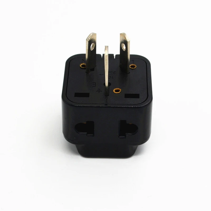 Высокое качество 1to2 Мощность адаптер переходник для путешествий 3 Pin Au конвертер для США