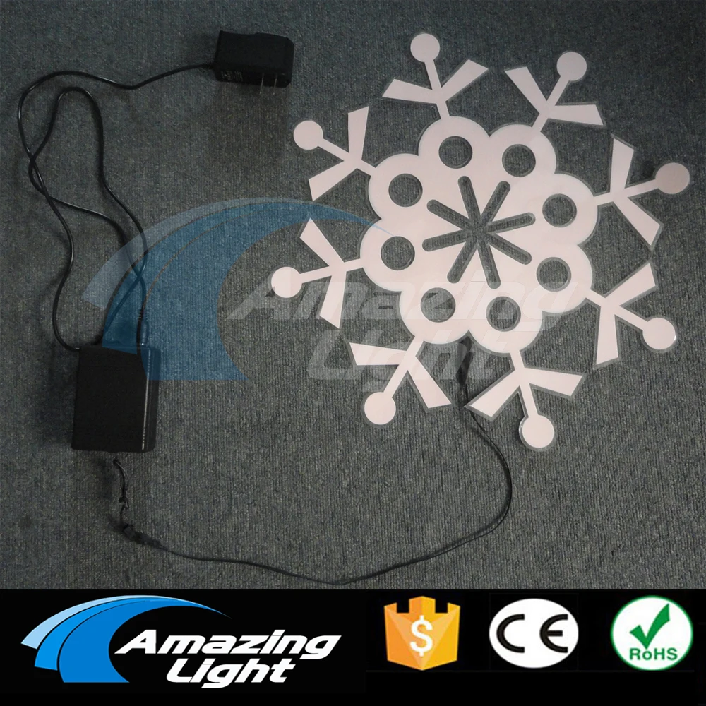 40*40cm Cutted Shape Electroluminescent Window Sticker El Car Sticker ...