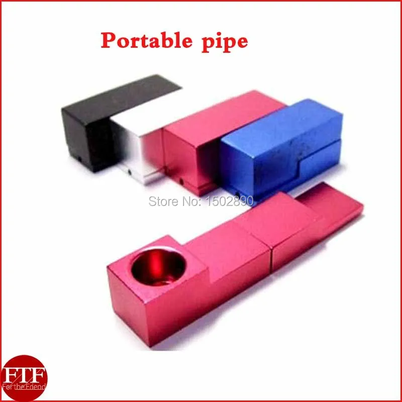 Mini Pipes Smoking Magnet Tobacco Portable Folding Small Hand Metal ...