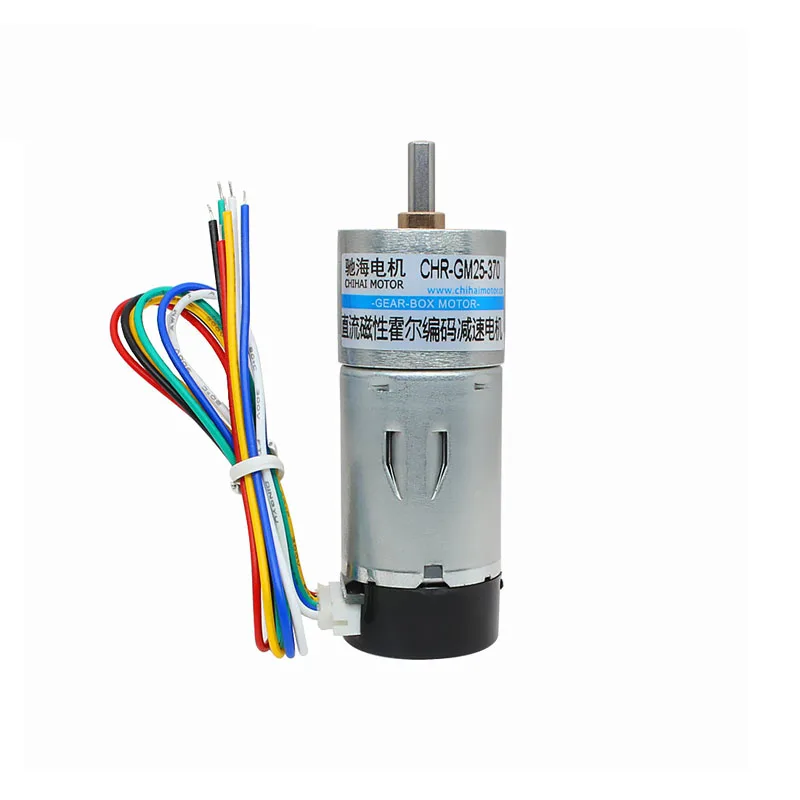 Motor-codificador-DC-de-desaceleraci-n-Hall-CHR-GM25-370-con-cubierta ...