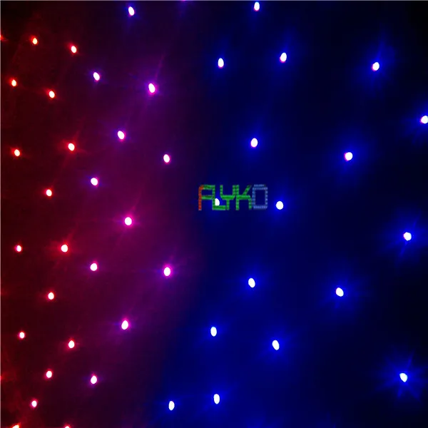 4x8m Color DMX Stage Effect Backdrop RGB Led Star Curtain free shipping ...