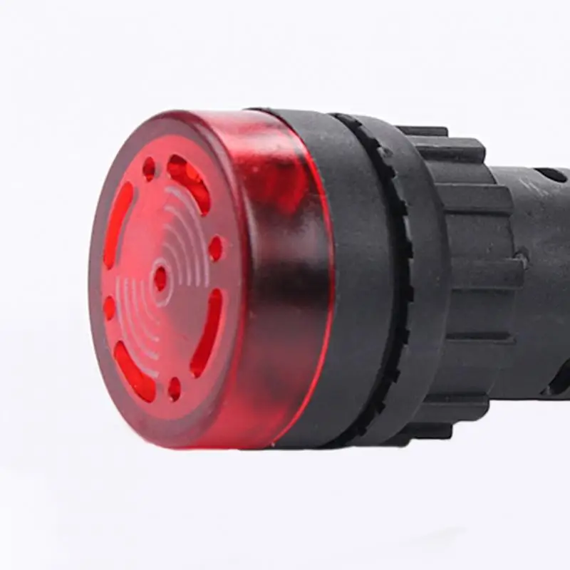 Indicator light Flash buzzer alarm 12V 24V 220V 380V Panel Mount W ...